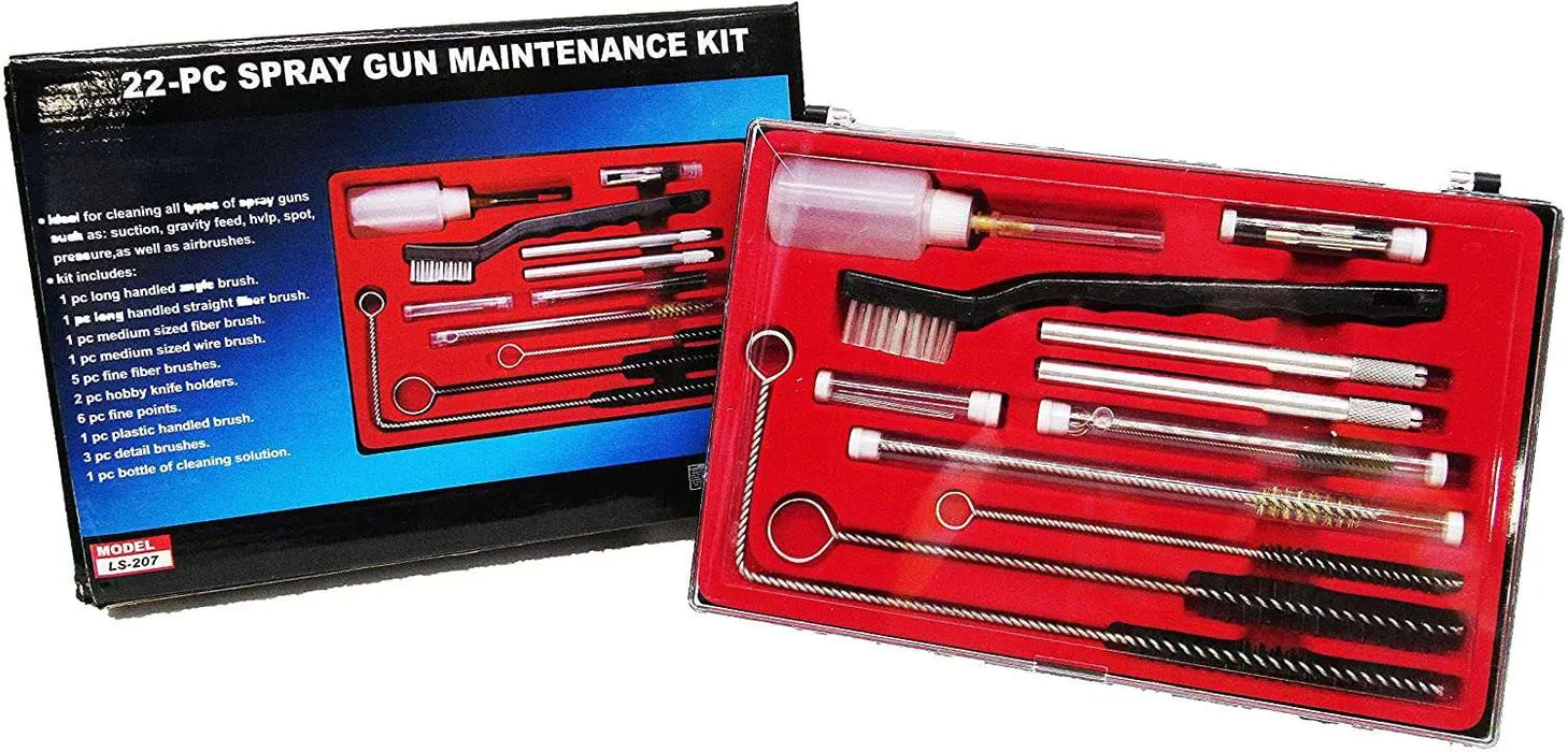 Paint Gun Maintenance ABN 22-Piece Spray Gun Cleaning Kit - Automotive ...