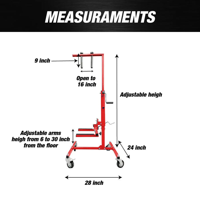 Car Door Installer and Remover Jack Lift Hoist - Automotive Tools ...