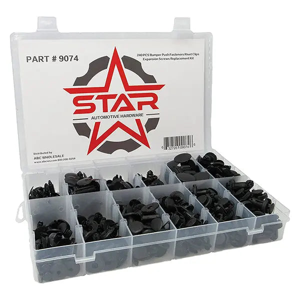 Car door panel fasteners store