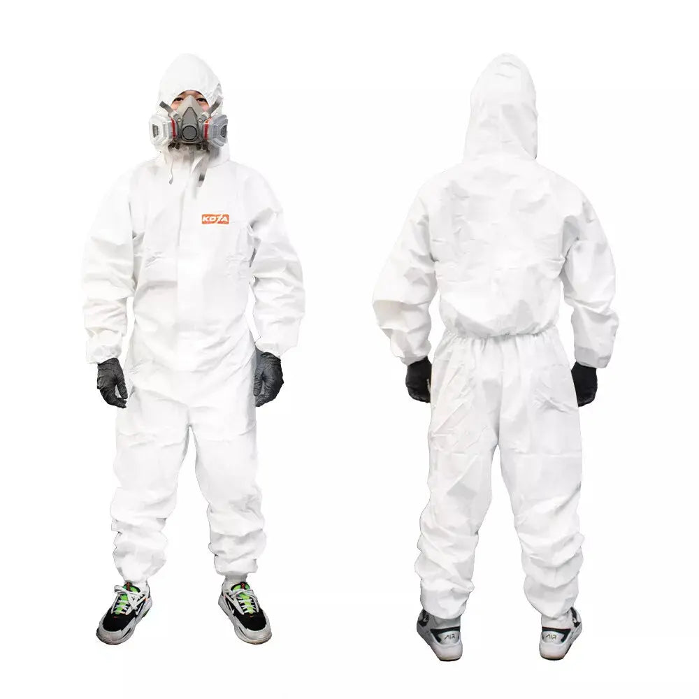 Hooded Coverall Suit for Spray Painting, Full-Body Protection | KOTA ...