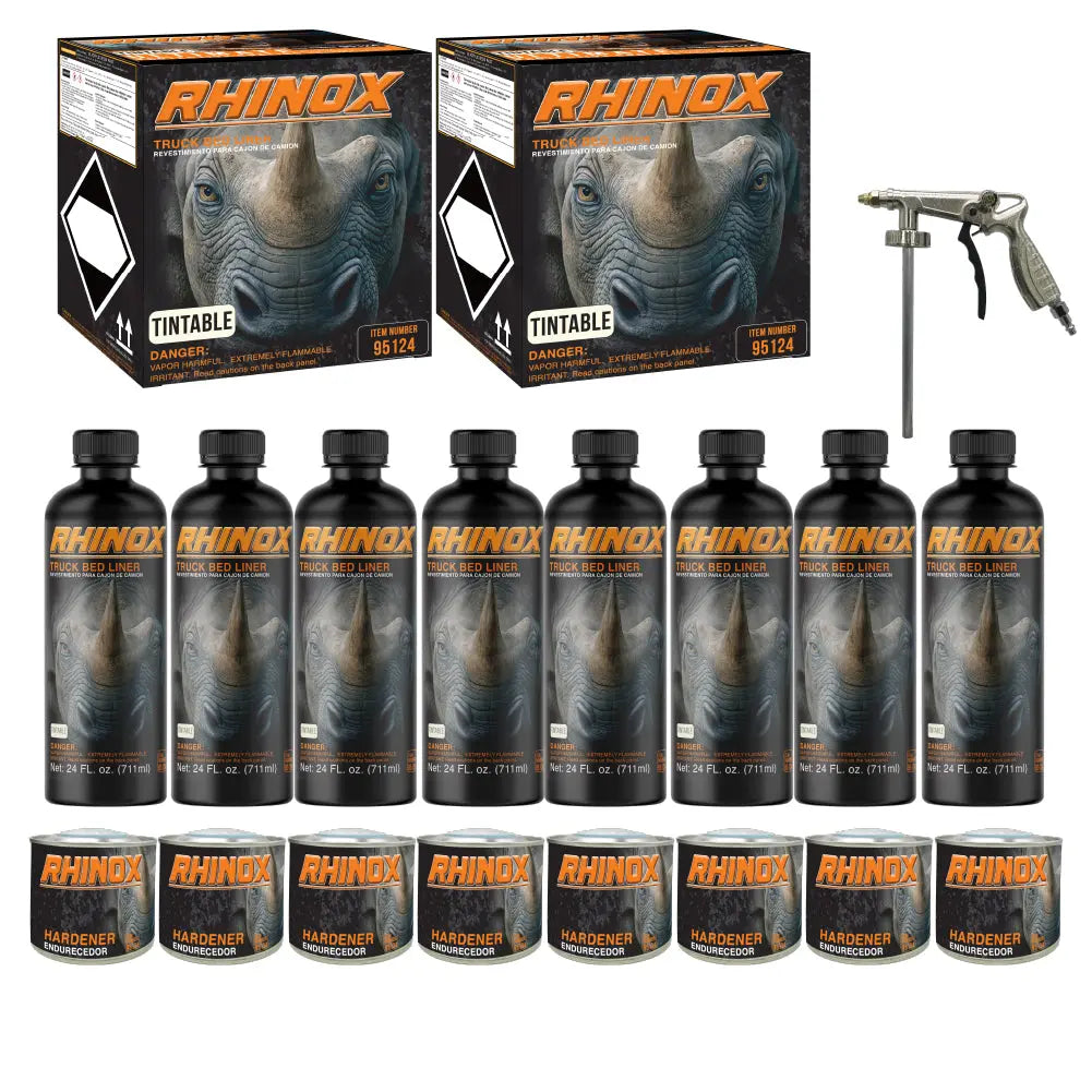Truck Bed Liner Go Plus Rhino Liner Spray Kit Rintek Black 1 Gallon ...